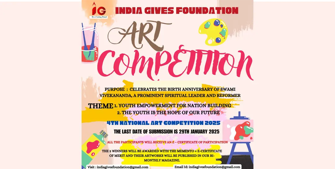 INDIA GIVES FOUNDATION– 4TH NATIOAL ART COMPETITION 2025 - India Gives ...